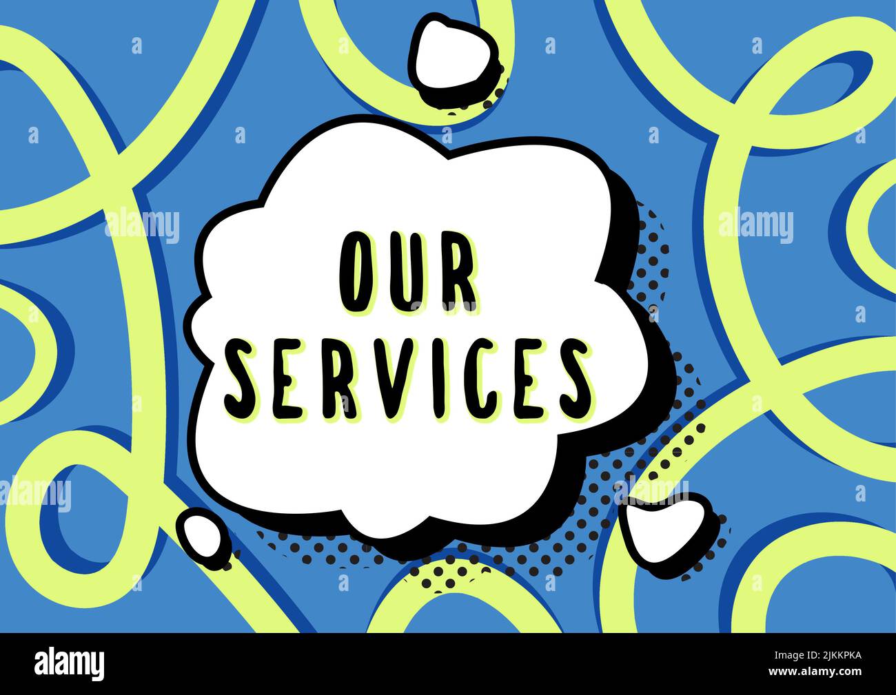 Sign displaying Our Services. Conceptual photo The occupation or ...