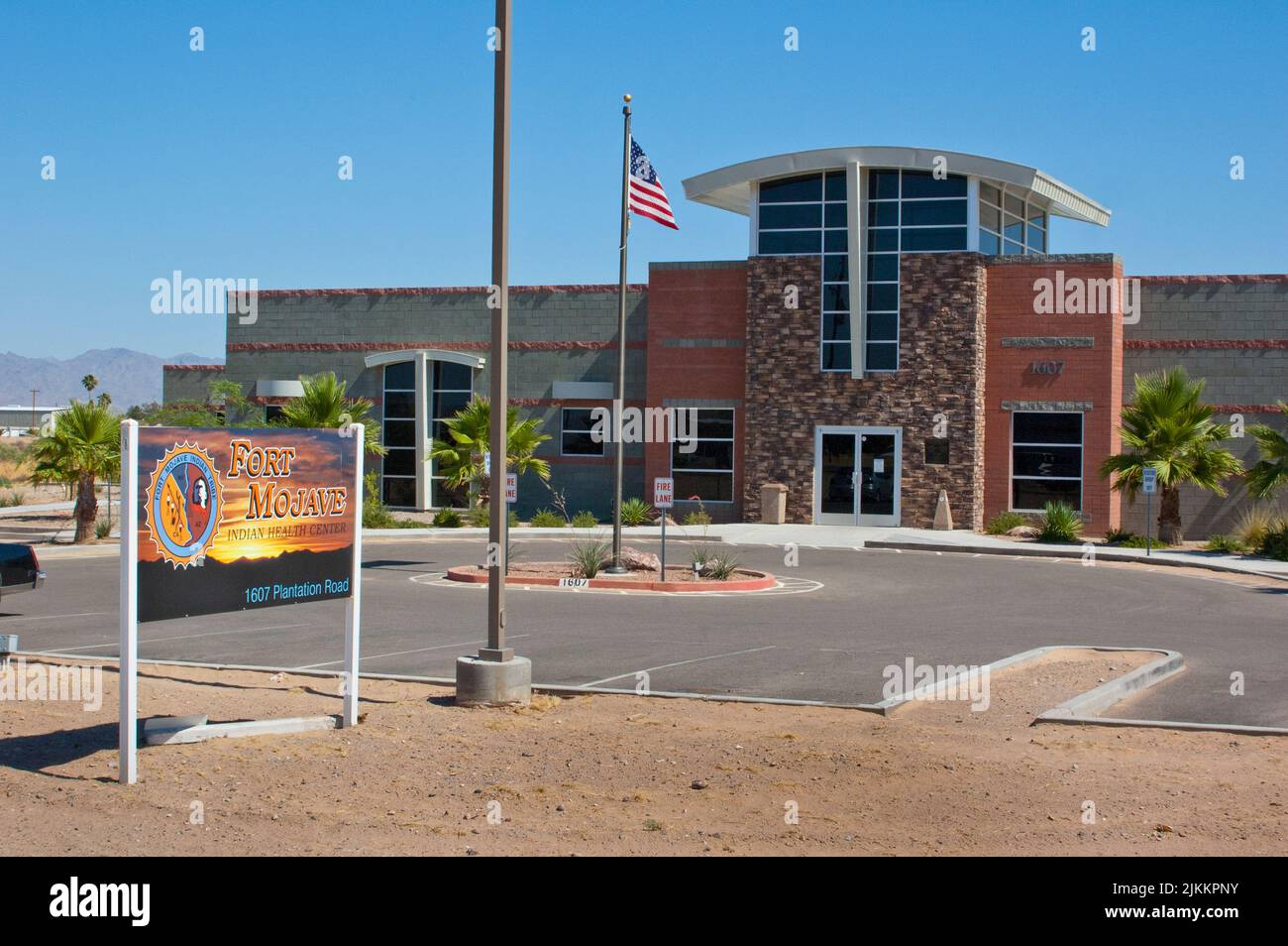 Indian Health Center building located on the Fort Mojave Indian ...