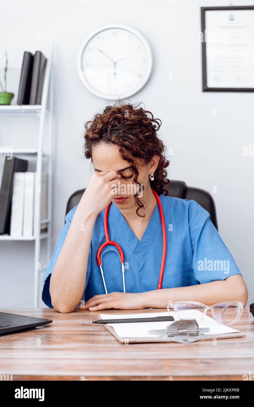 Doctor burnout office hi-res stock photography and images - Alamy