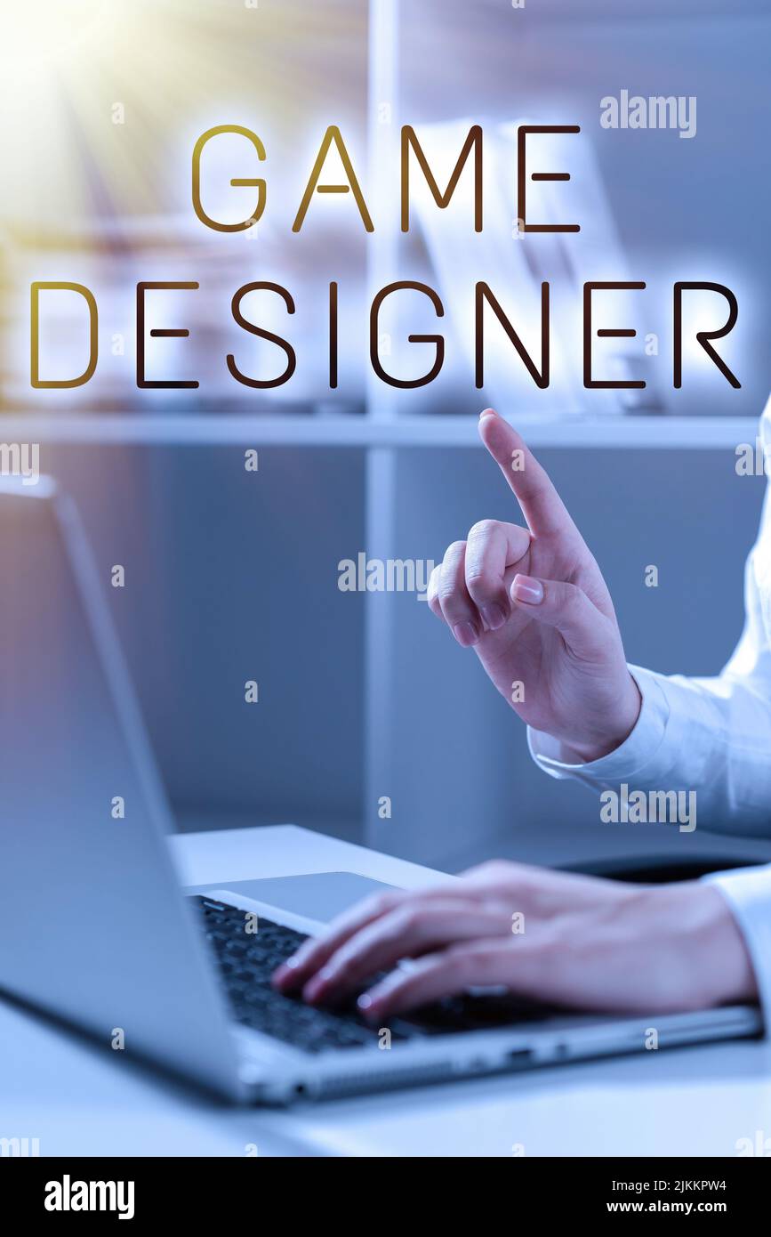Text Showing Inspiration Game Designer Business Overview Campaigner Pixel Scripting Programmers 