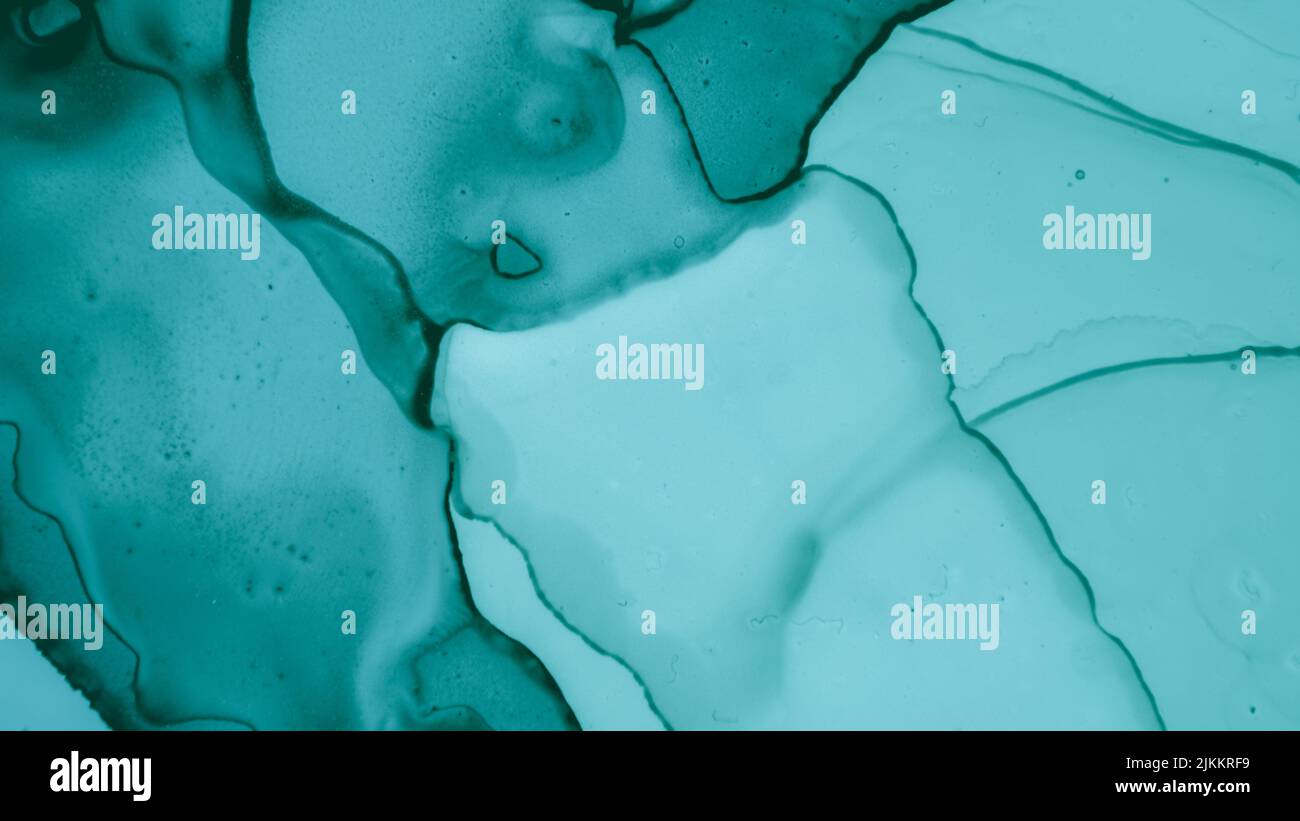 Pastel Fluid Design. Blue Ocean Gradient Stock Photo - Alamy