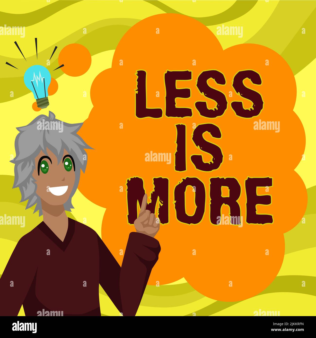 Inspiration showing sign Less Is More. Business idea Minimalist ...