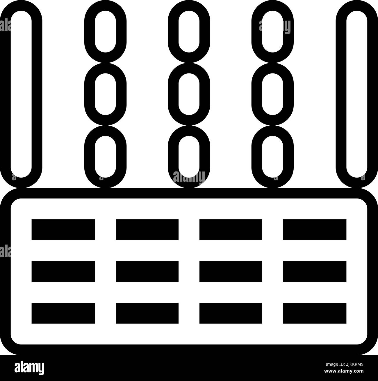 start line icon black vector illustration Stock Vector Image & Art - Alamy