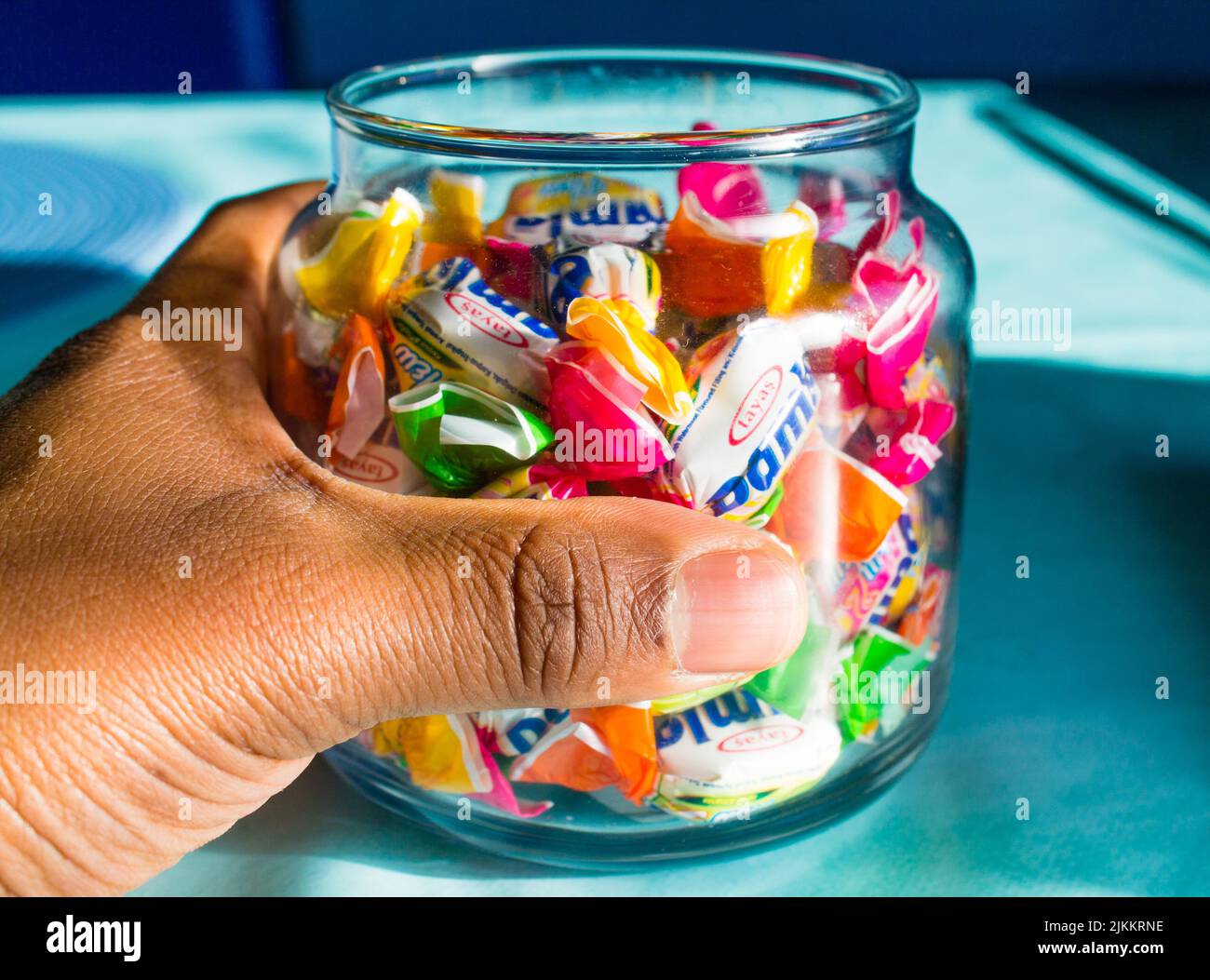Candy jar with hard candy hi-res stock photography and images - Alamy