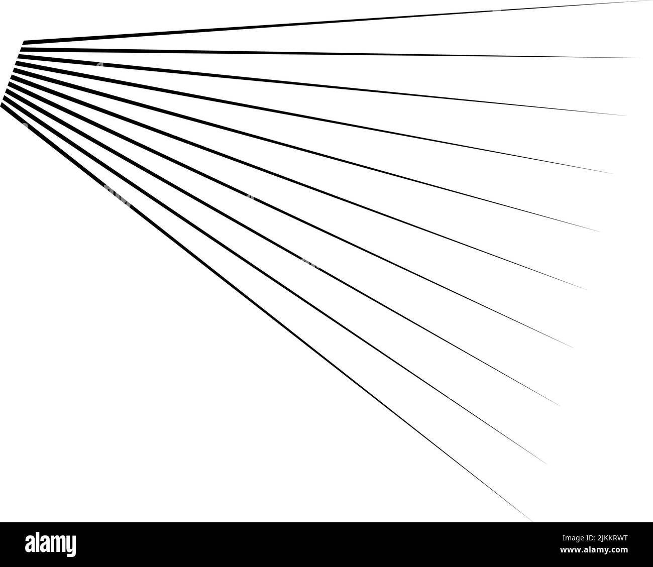 Dynamic 3d, three-dimensional lines, stripes element. Stock vector ...
