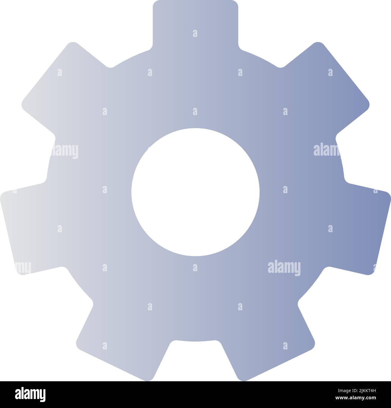 Settings gear flat gradient color ui icon Stock Vector Image & Art - Alamy