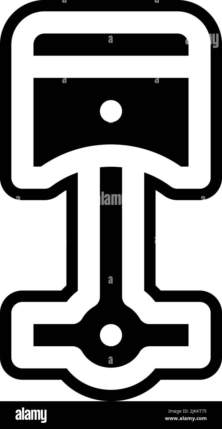 piston icon black vector illustration Stock Vector Image & Art - Alamy