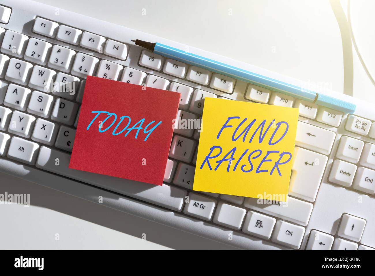 Conceptual caption Fund Raiser. Concept meaning person whose job or ...