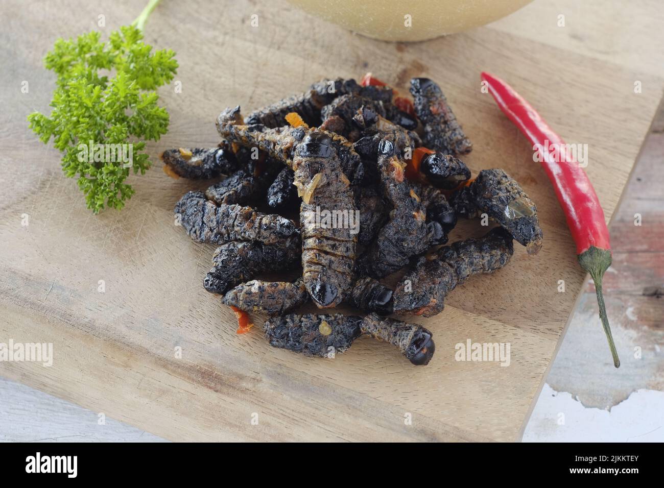 Mopane worms south africa hi-res stock photography and images - Alamy