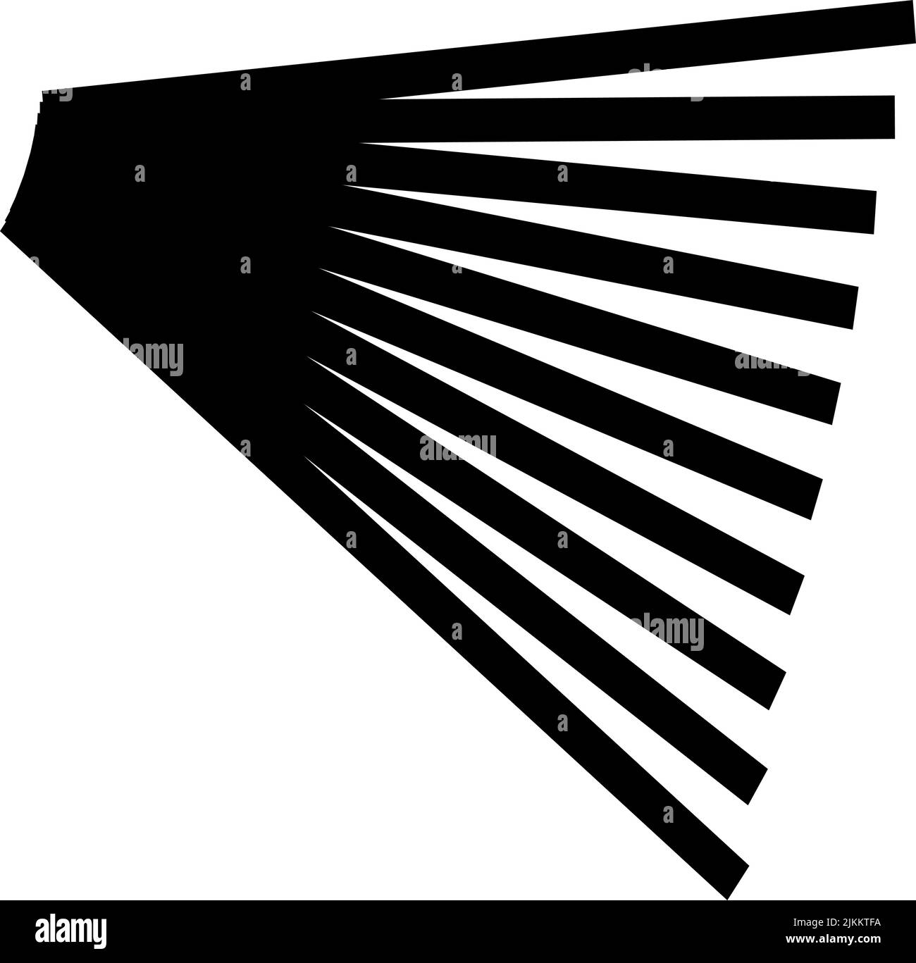 Dynamic 3d, three-dimensional lines, stripes element. Stock vector ...
