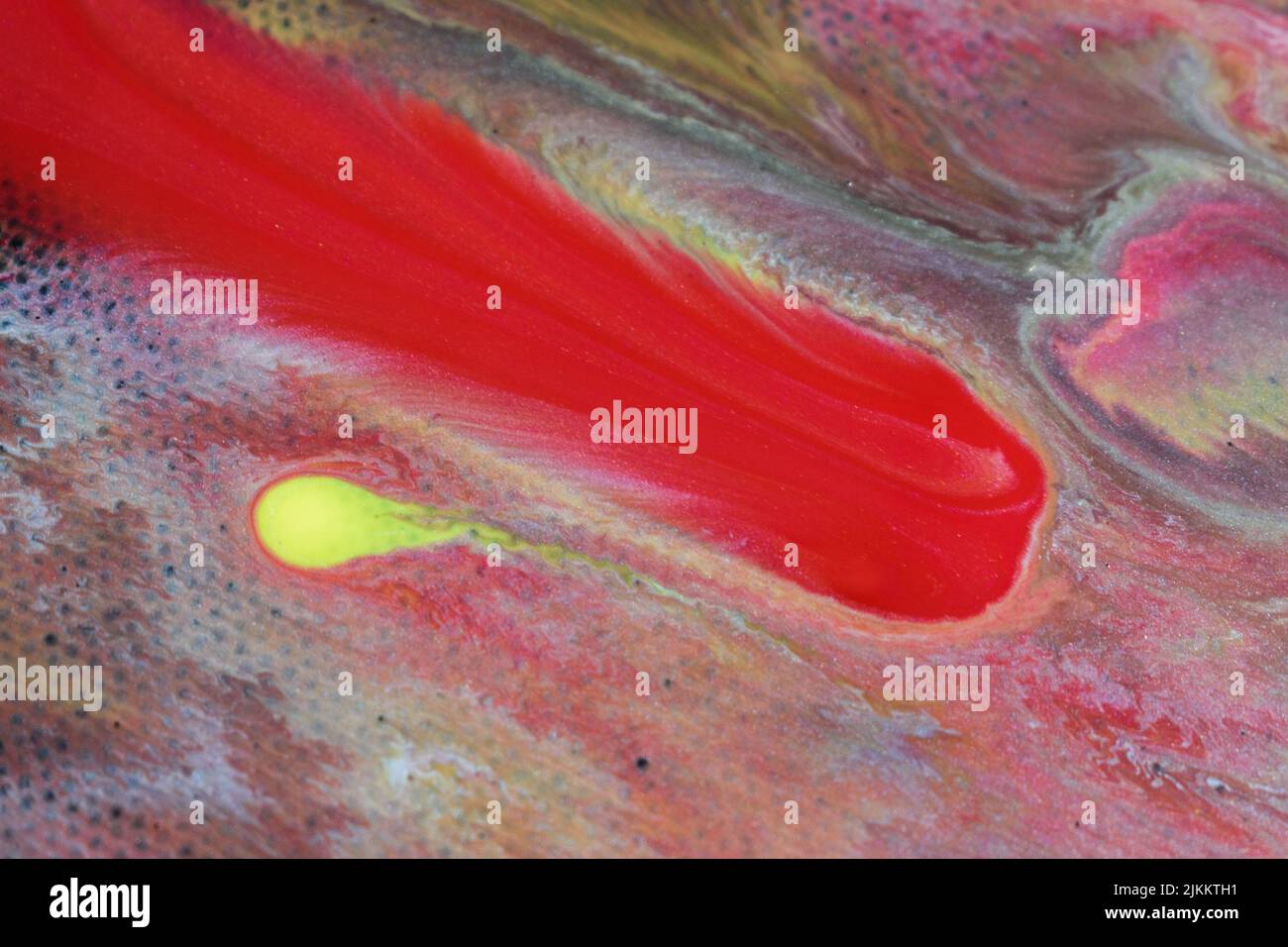 An Abstract colorful acrylic art painting on canvas, perfect for ...