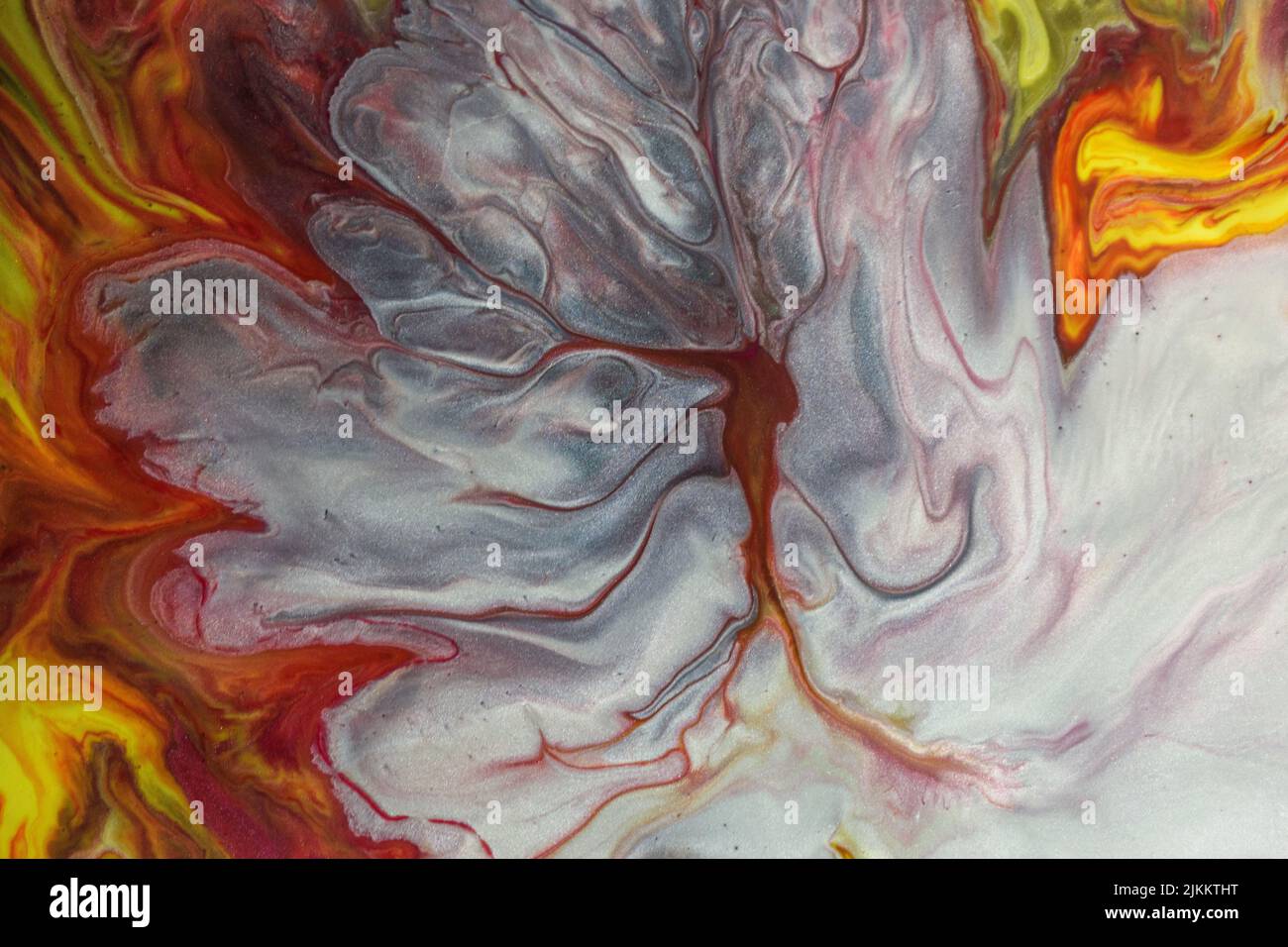 An abstract colorful oil paint waves for background or wallpaper Stock ...