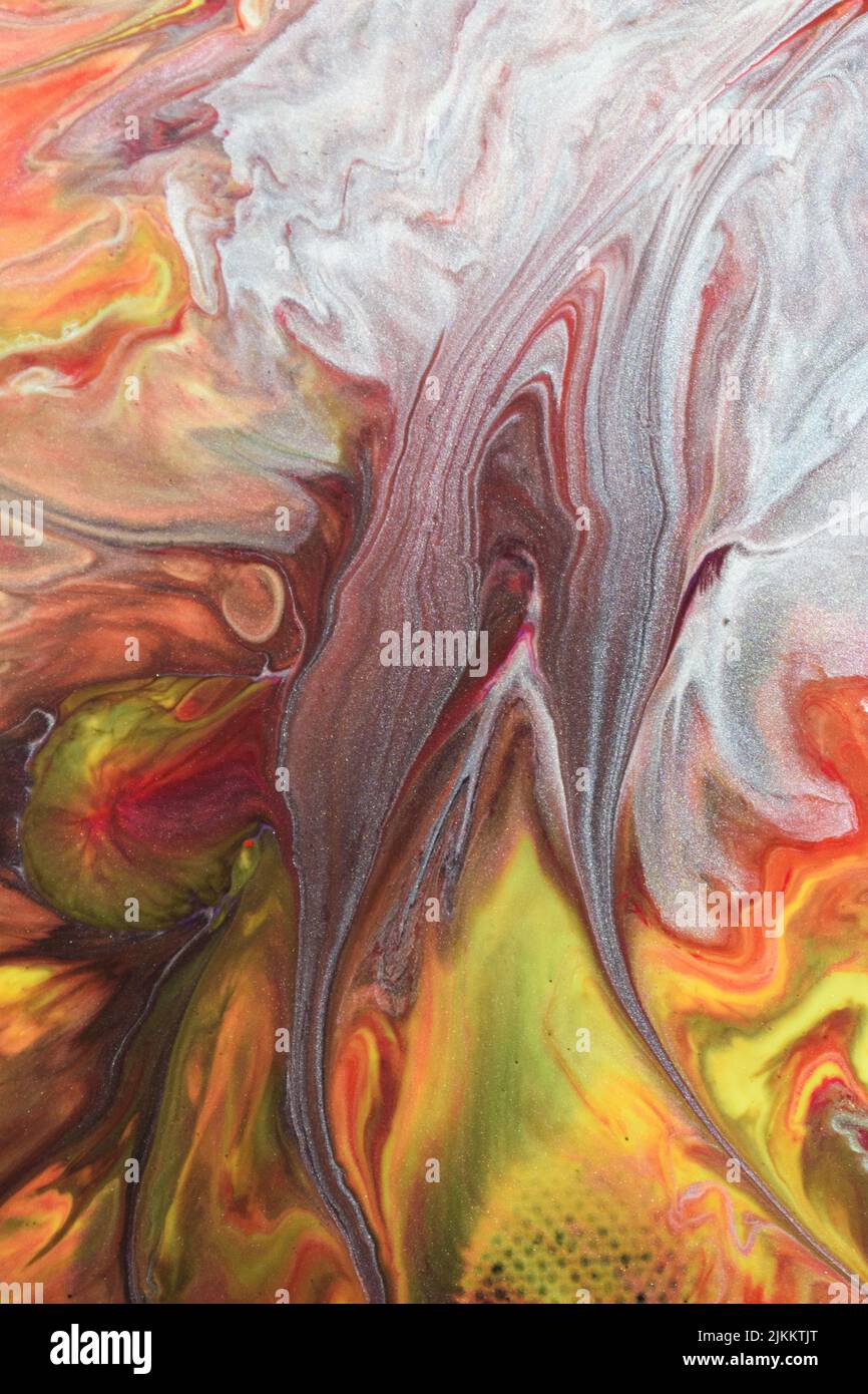 An Abstract Colorful acrylic art painting, perfect for background or ...