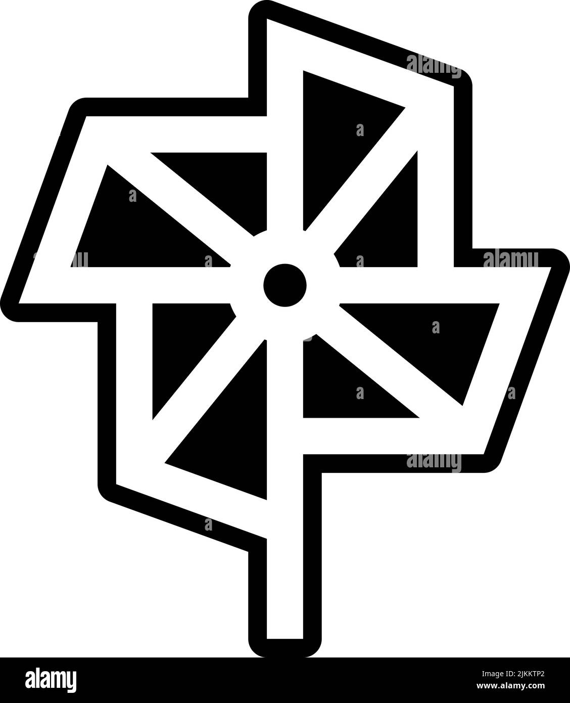 pinwheel icon black vector illustration Stock Vector Image & Art - Alamy