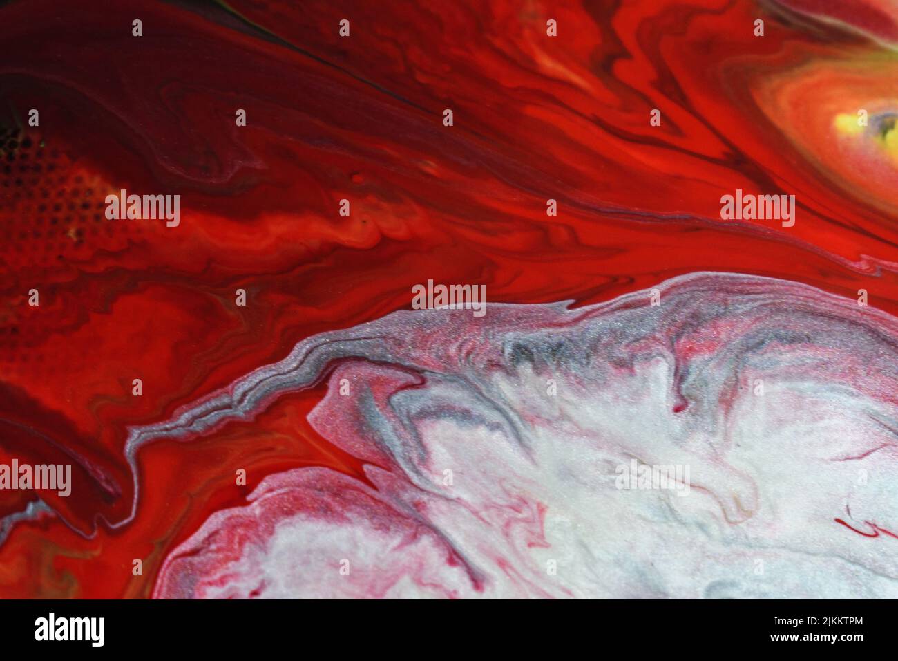 An Abstract colorful acrylic art painting on canvas, perfect for ...