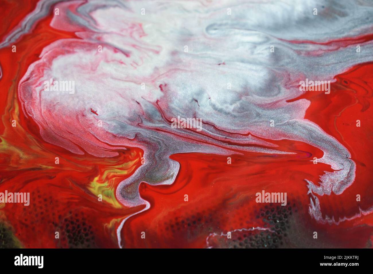 An abstract Colorful acrylic art painting, perfect for background or ...