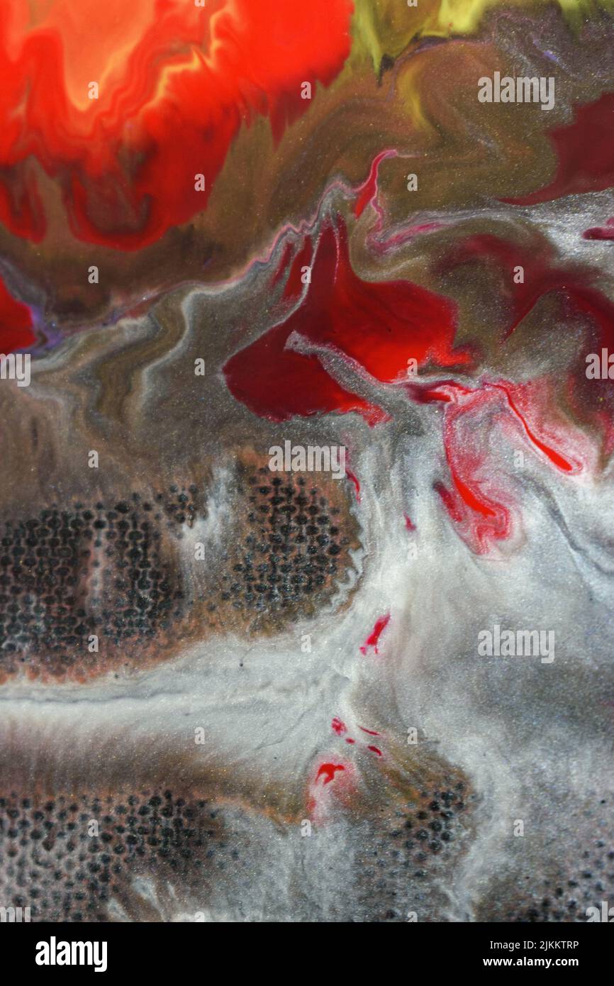 An Abstract Colorful acrylic art painting, perfect for background or ...