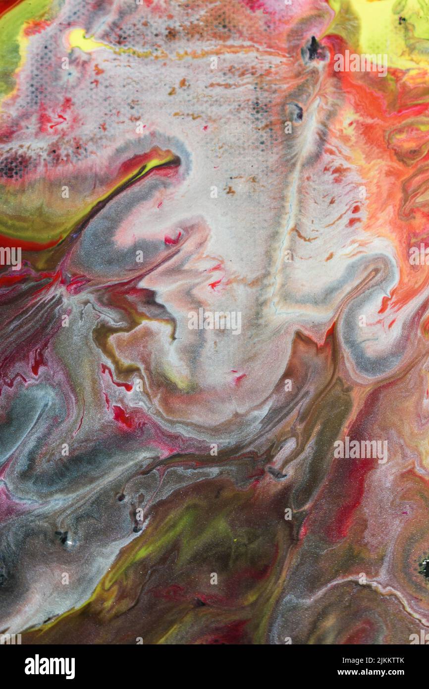 An Abstract Colorful acrylic art painting, perfect for background or ...