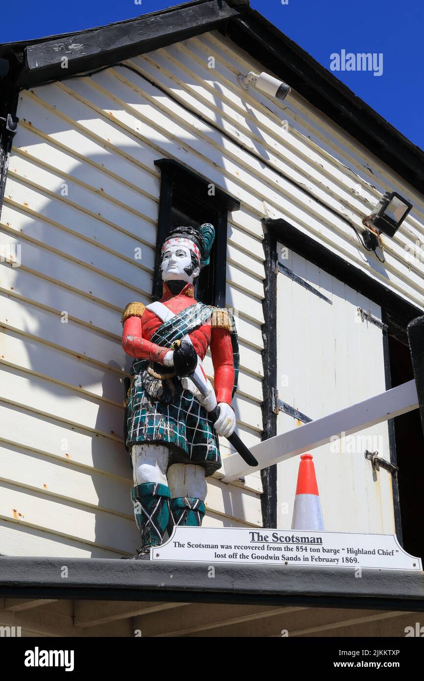 The Scotsman, recovered from the 854 ton barge, the 'Highland Chief ...