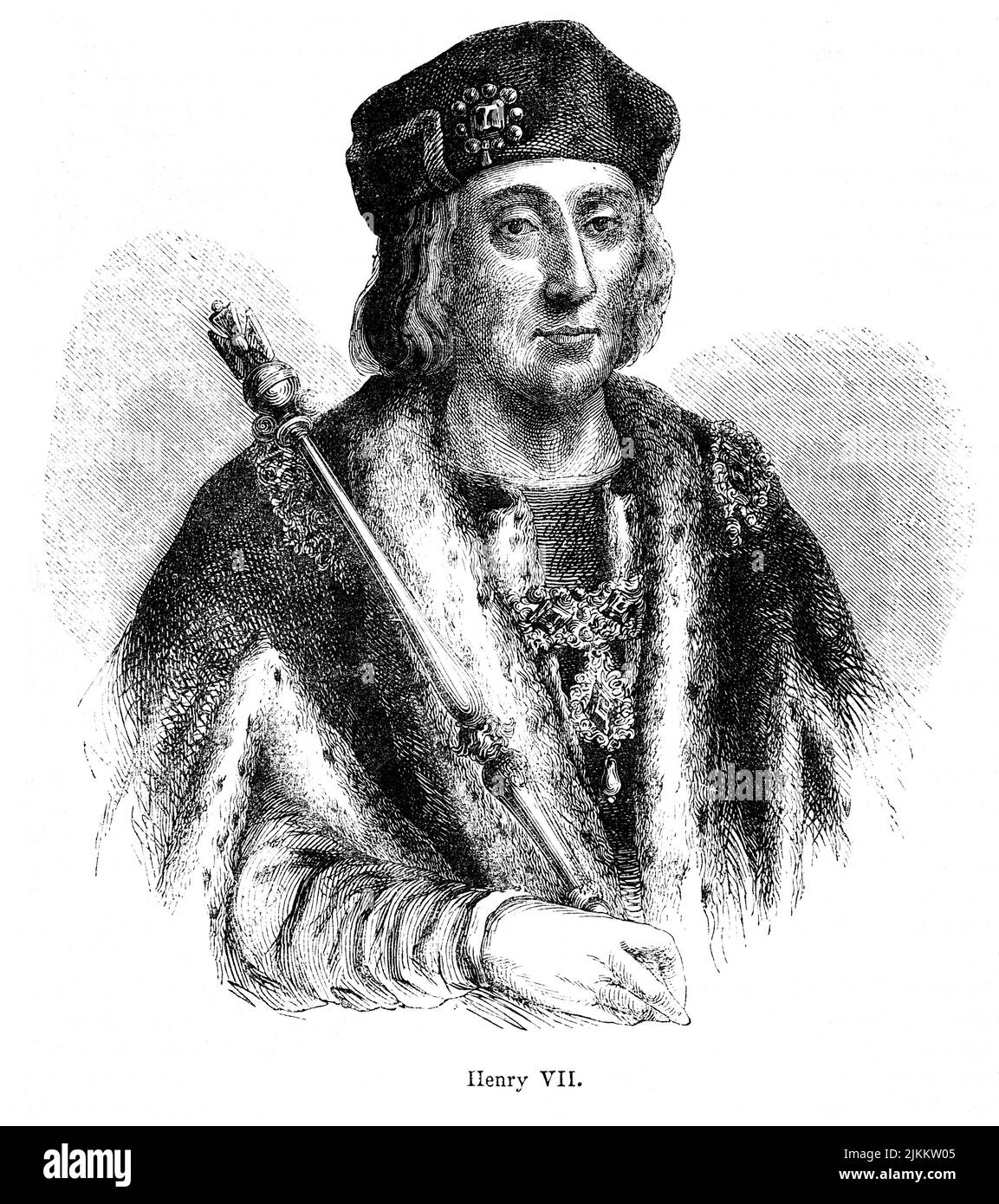 Henry VII, Illustration from the Book, "John Cassel’s Illustrated ...