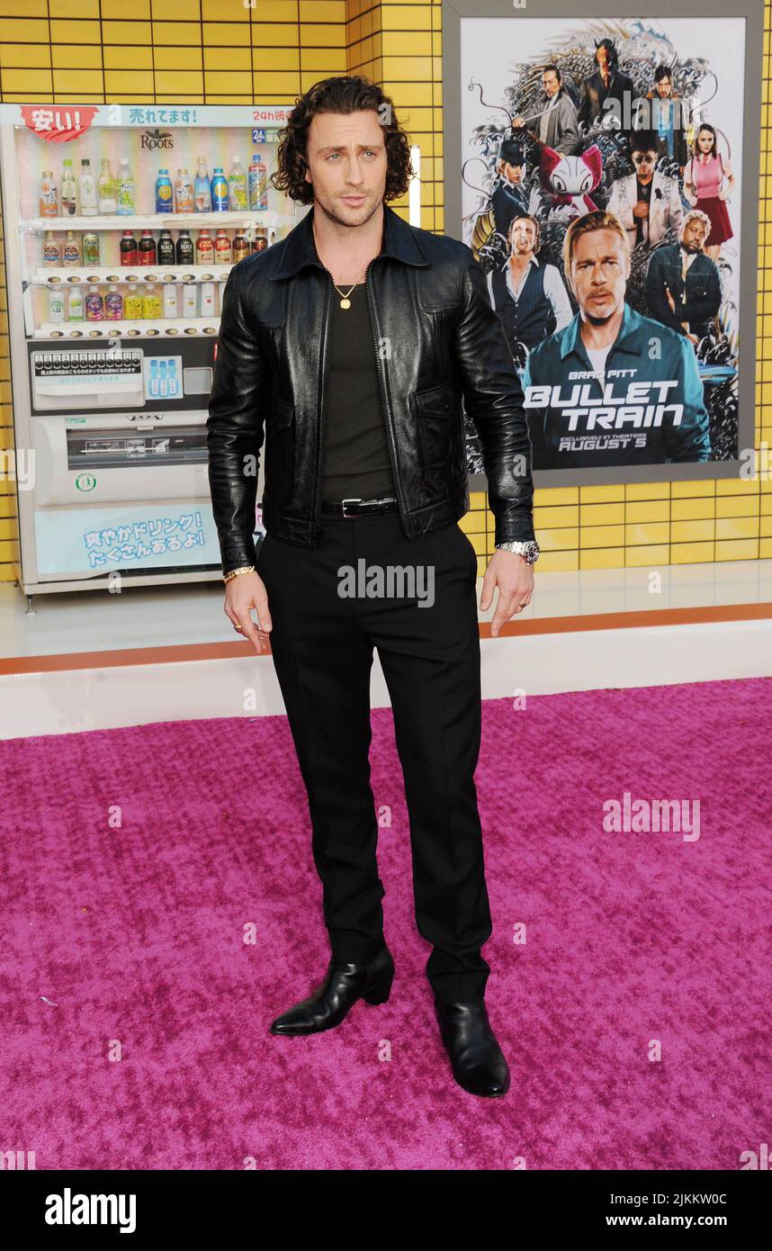 LOS ANGELES, CA - AUGUST 01: Aaron Taylor-Johnson attends the Los ...