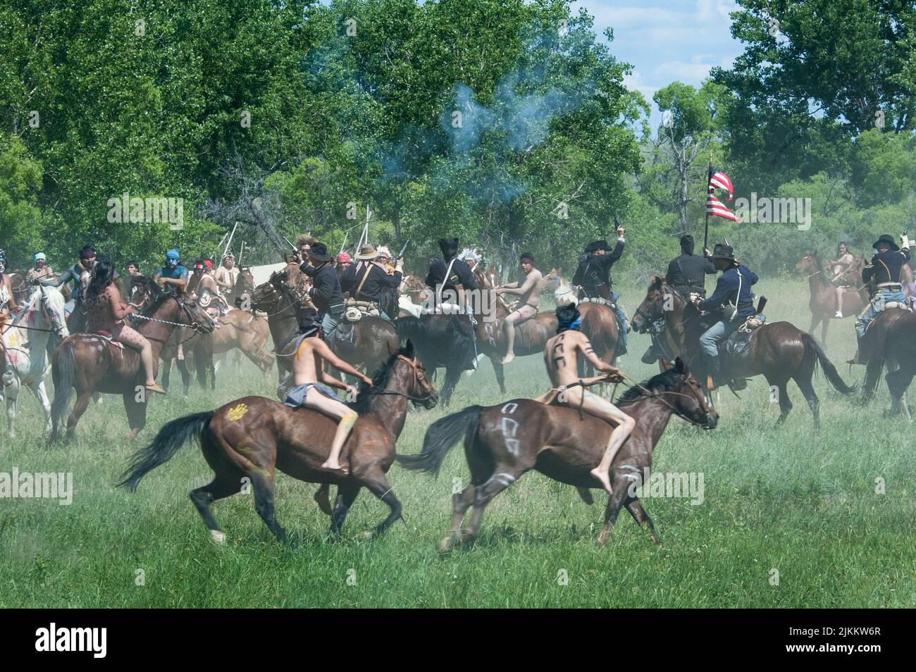 Little big horn reenactment hi-res stock photography and images - Alamy