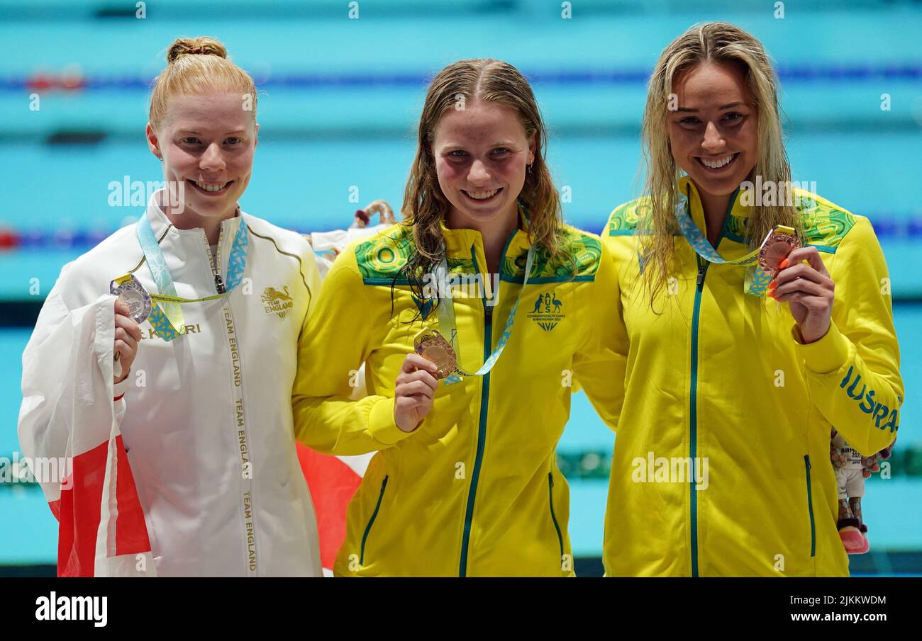 England's Laura Stephens, silver, Australia's Elizabeth Dekkers, gold ...