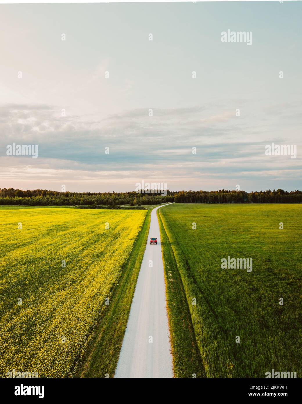 Car going through grass hi-res stock photography and images - Alamy