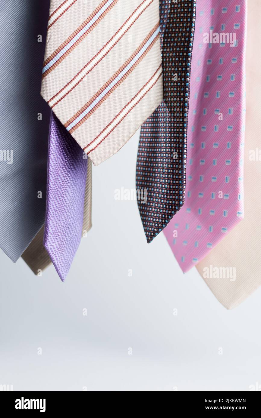 Hanging ties hi-res stock photography and images - Alamy