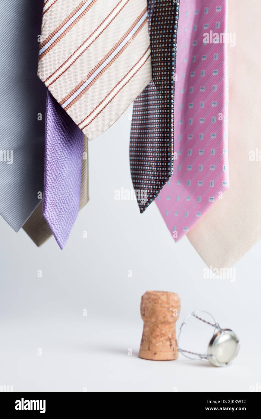Hanging ties hi-res stock photography and images - Alamy
