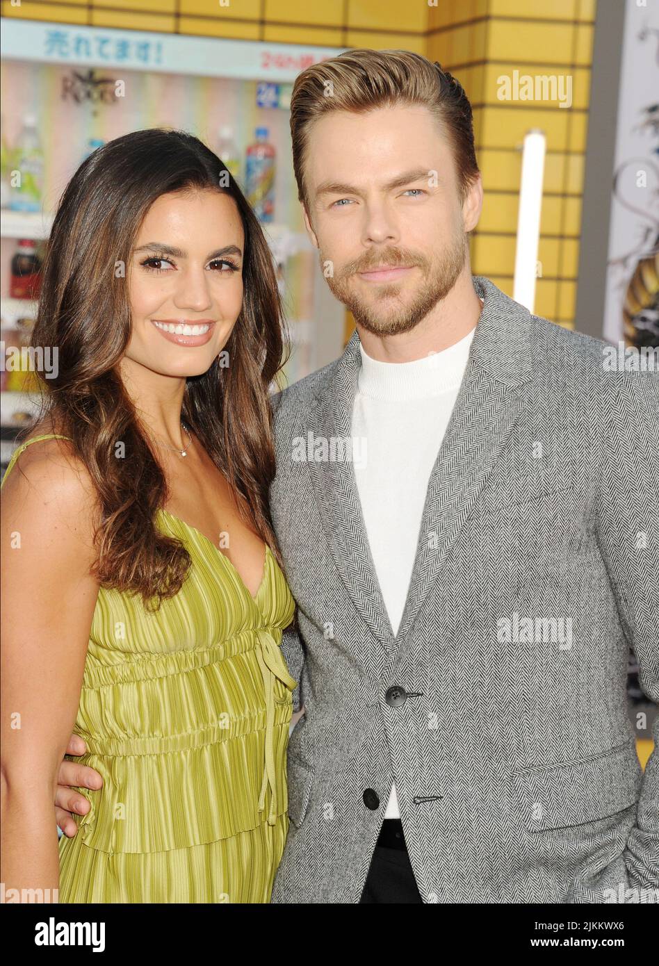 LOS ANGELES, CA - AUGUST 01: (L-R) Hayley Erbert and Derek Hough attend ...