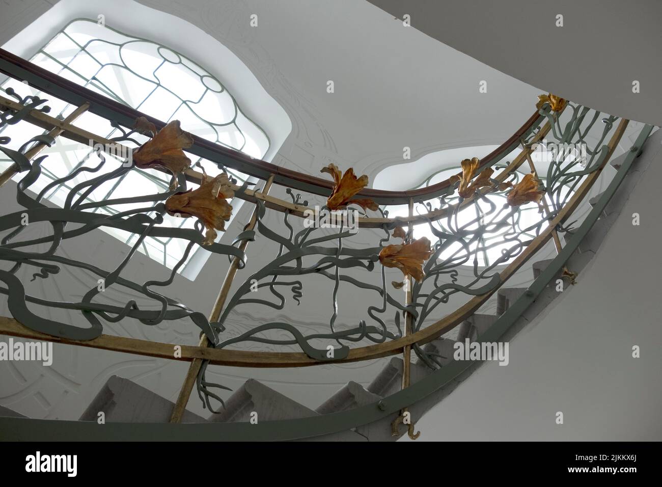 The beautiful wrought iron works that were made after the drawings of ...