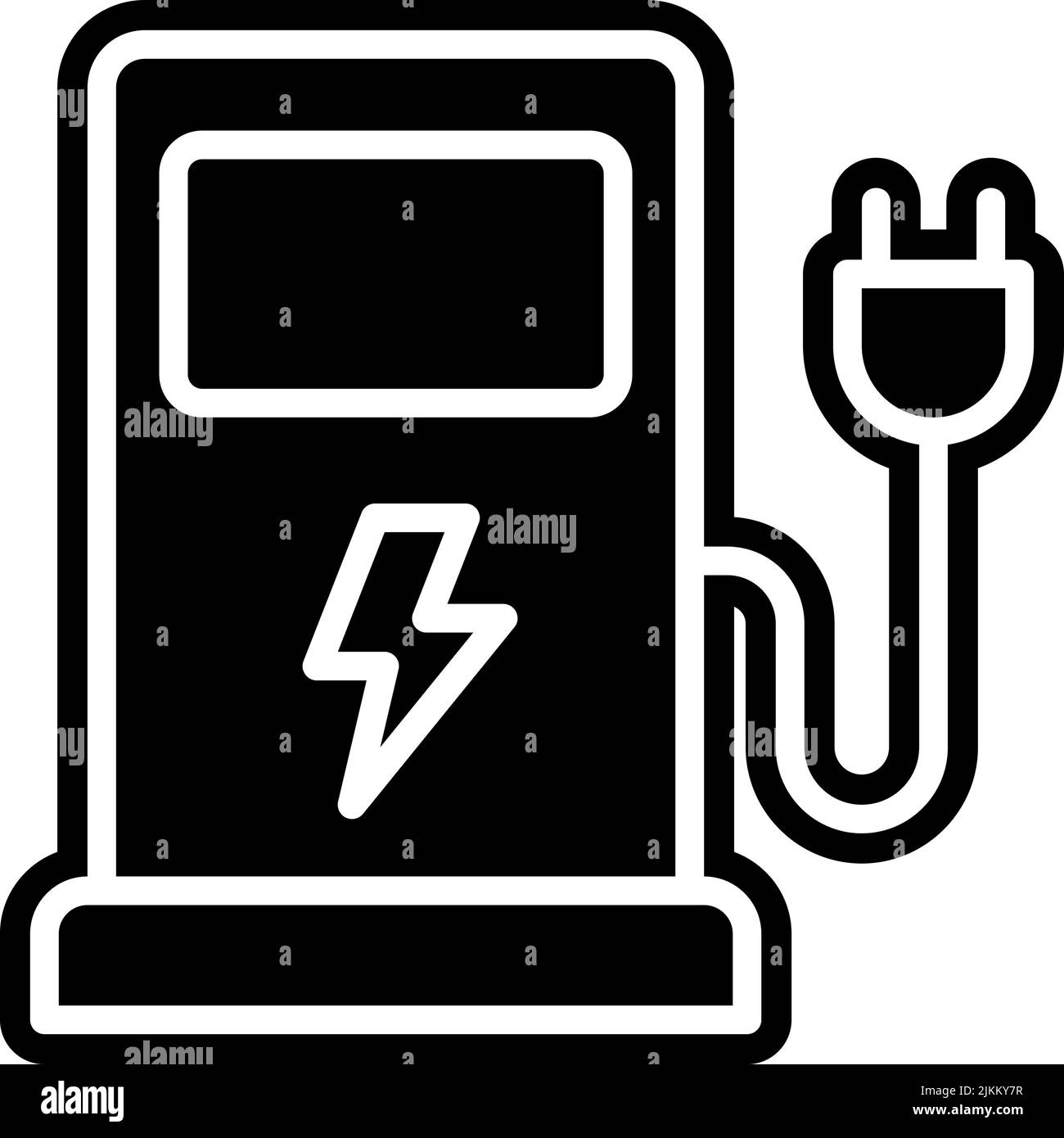 power station icon black vector illustration Stock Vector Image & Art ...