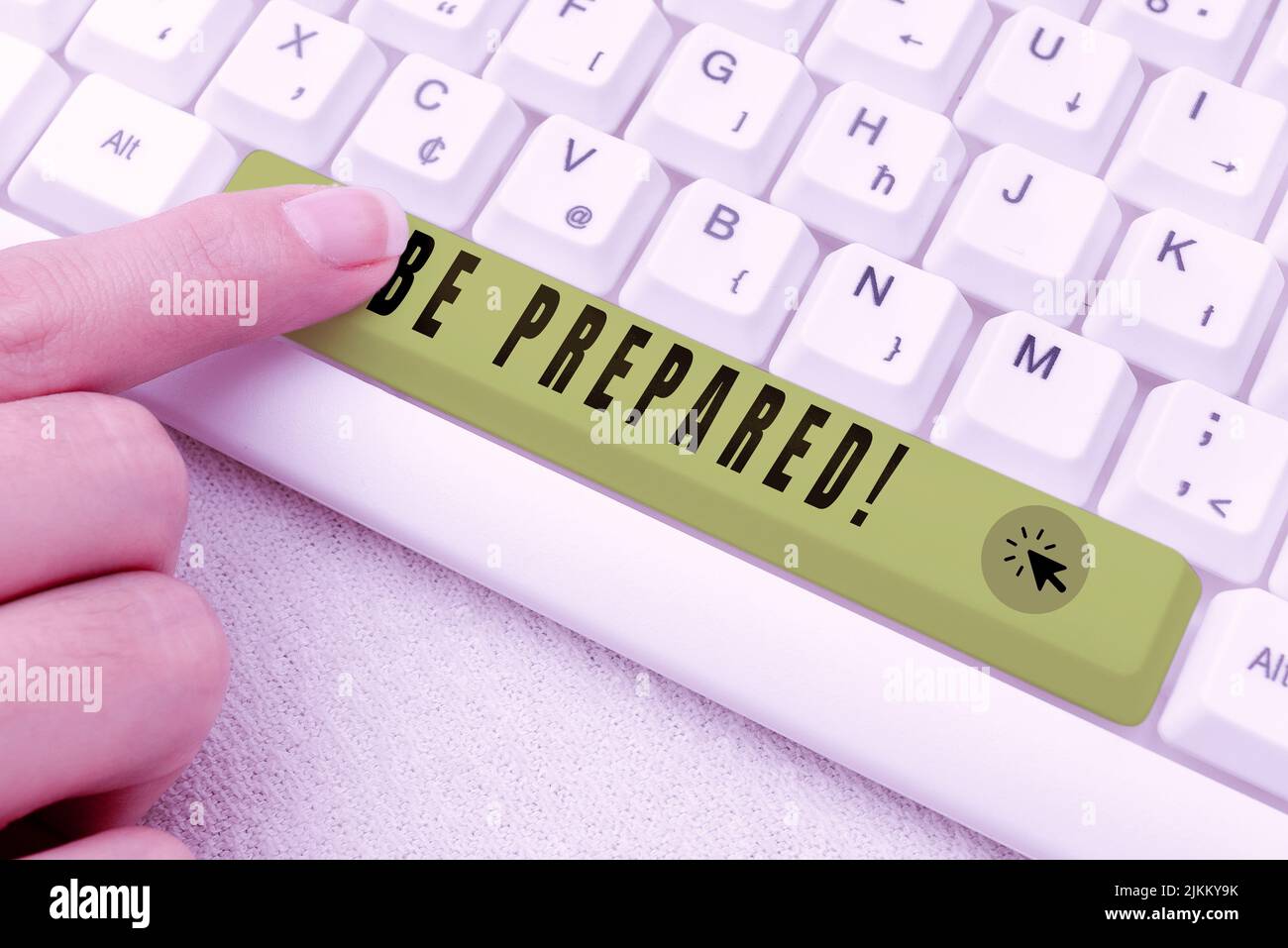 Text showing inspiration Be Prepared. Business idea Getting ready for ...