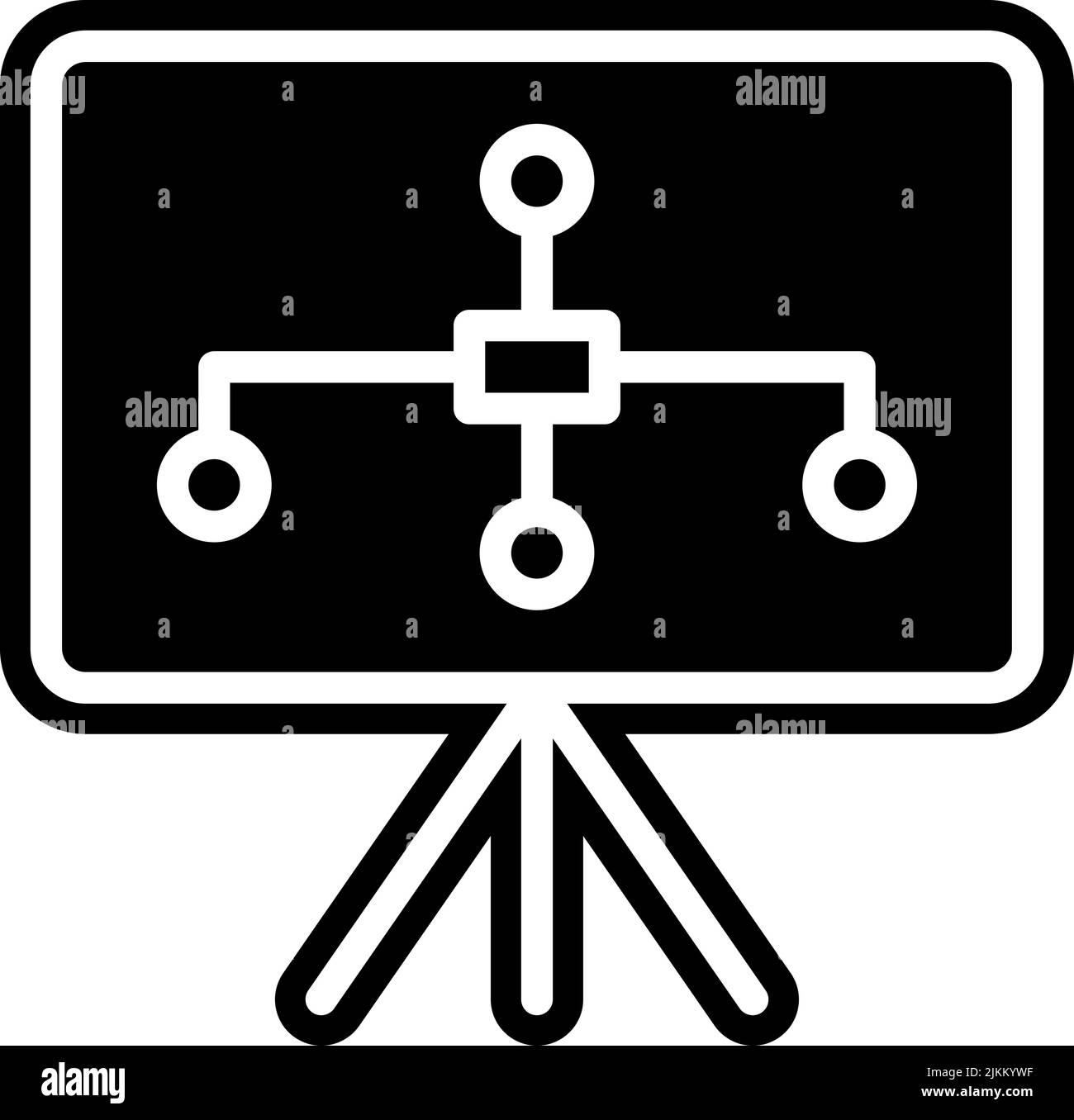 planning icon black vector illustration Stock Vector Image & Art - Alamy