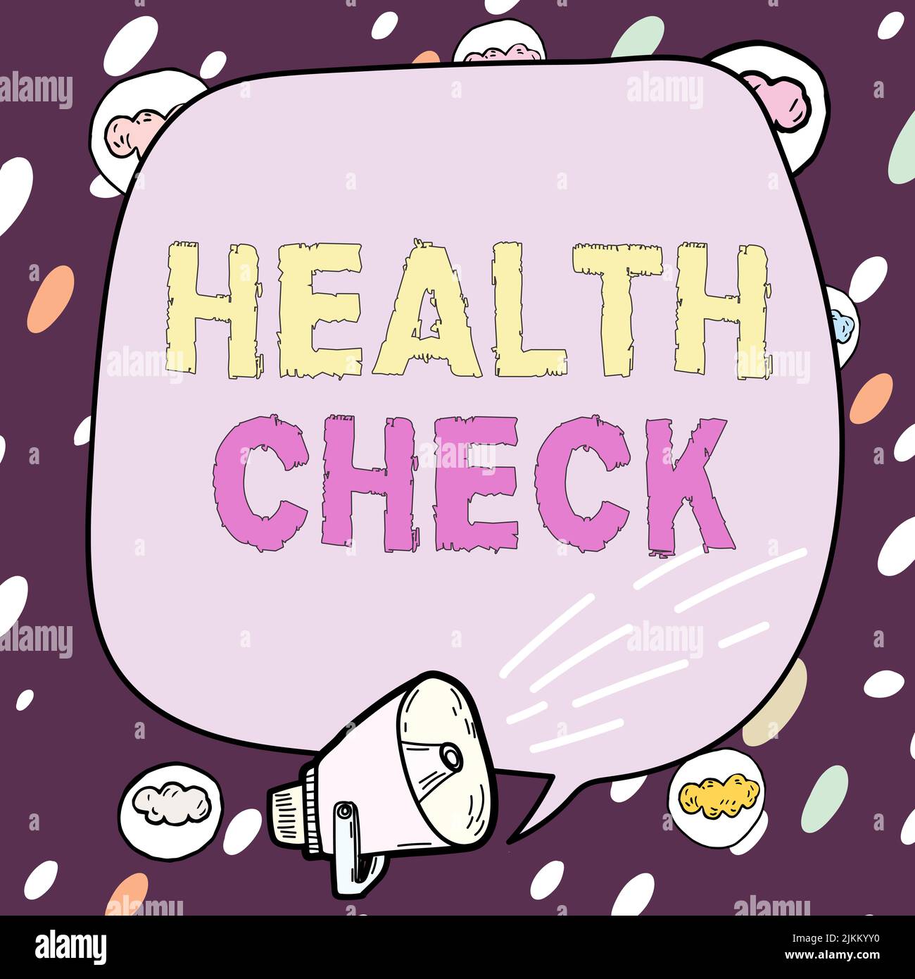 Conceptual display Health Check. Concept meaning Medical Examination ...