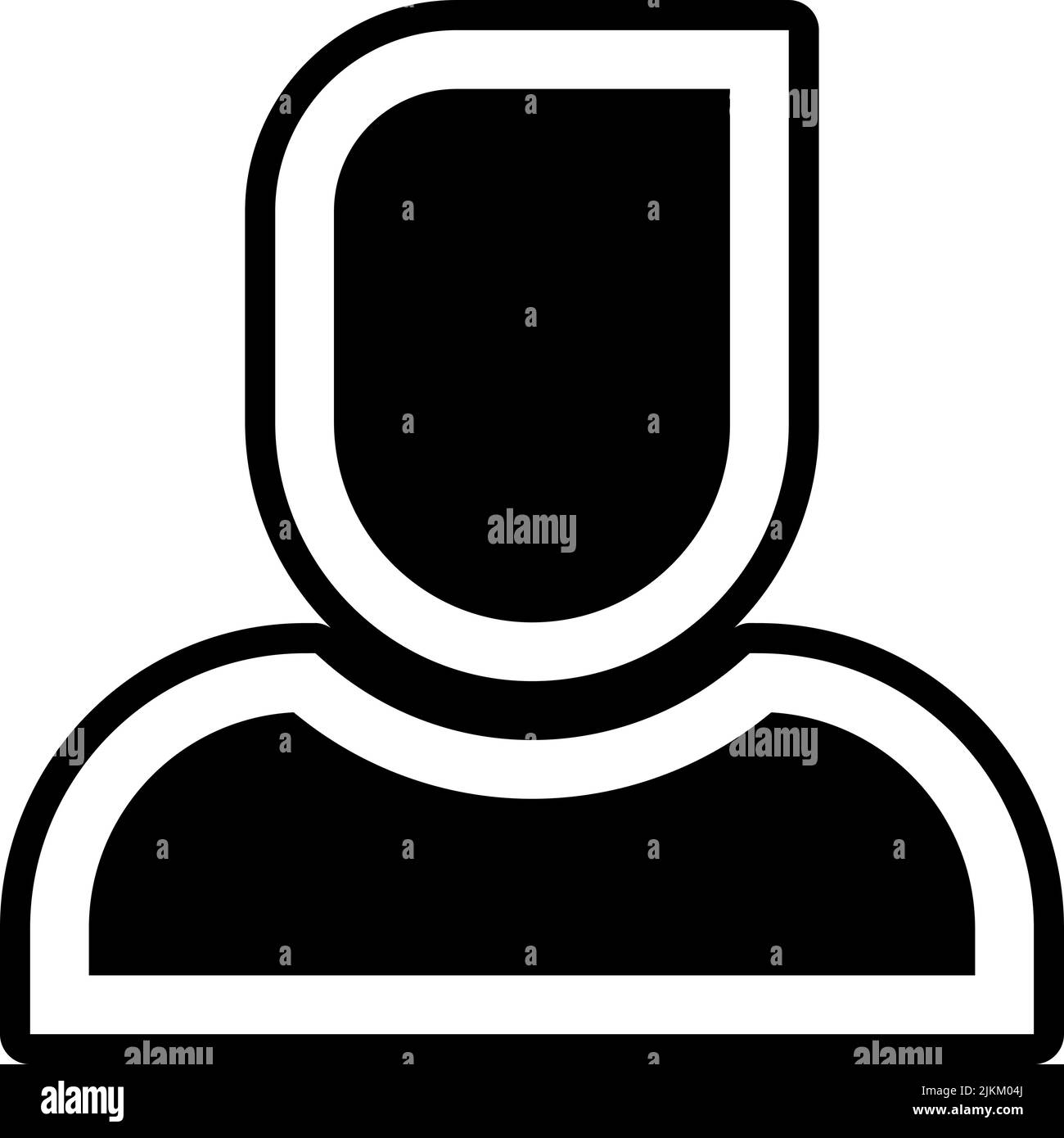user avatar icon black vector illustration Stock Vector Image & Art - Alamy