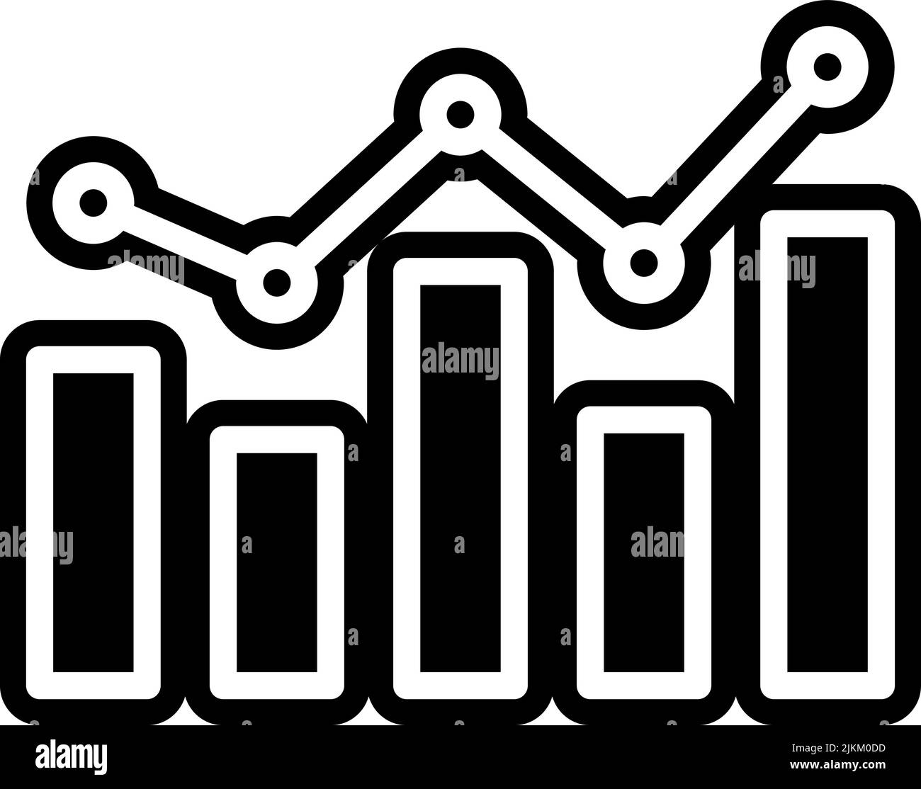 statistical icon black vector illustration Stock Vector Image & Art - Alamy