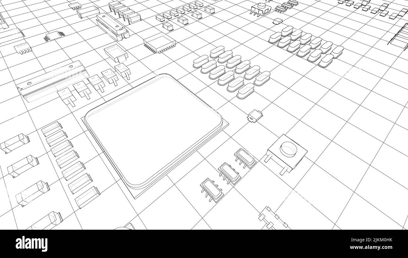 Semiconductor layers Stock Vector Images - Alamy