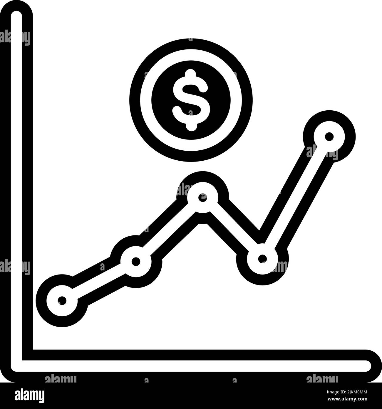 growth icon black vector illustration Stock Vector Image & Art - Alamy