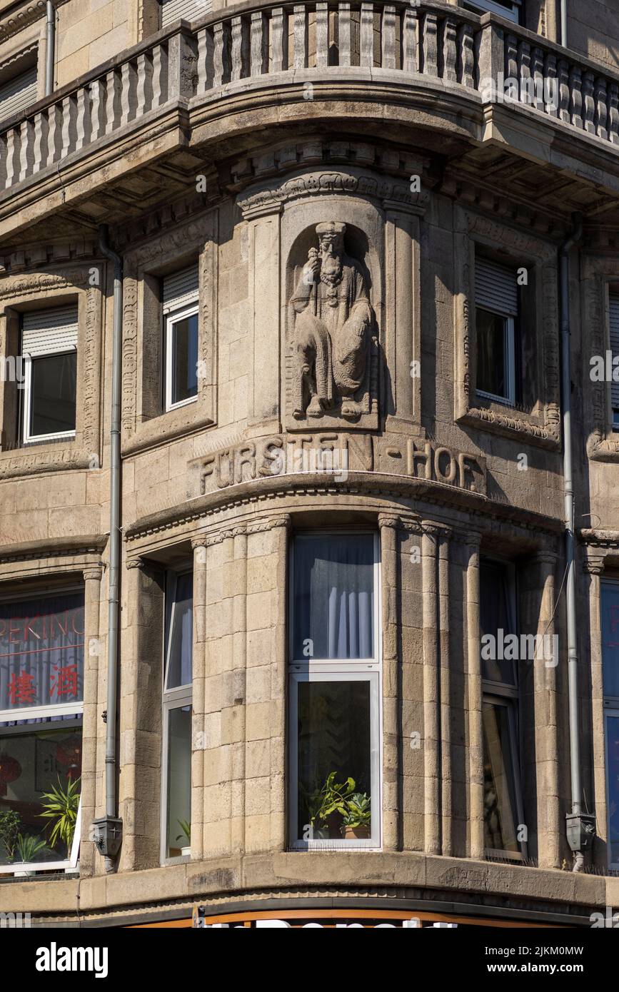 Historical building in Cologne old town with interesting architectural ...
