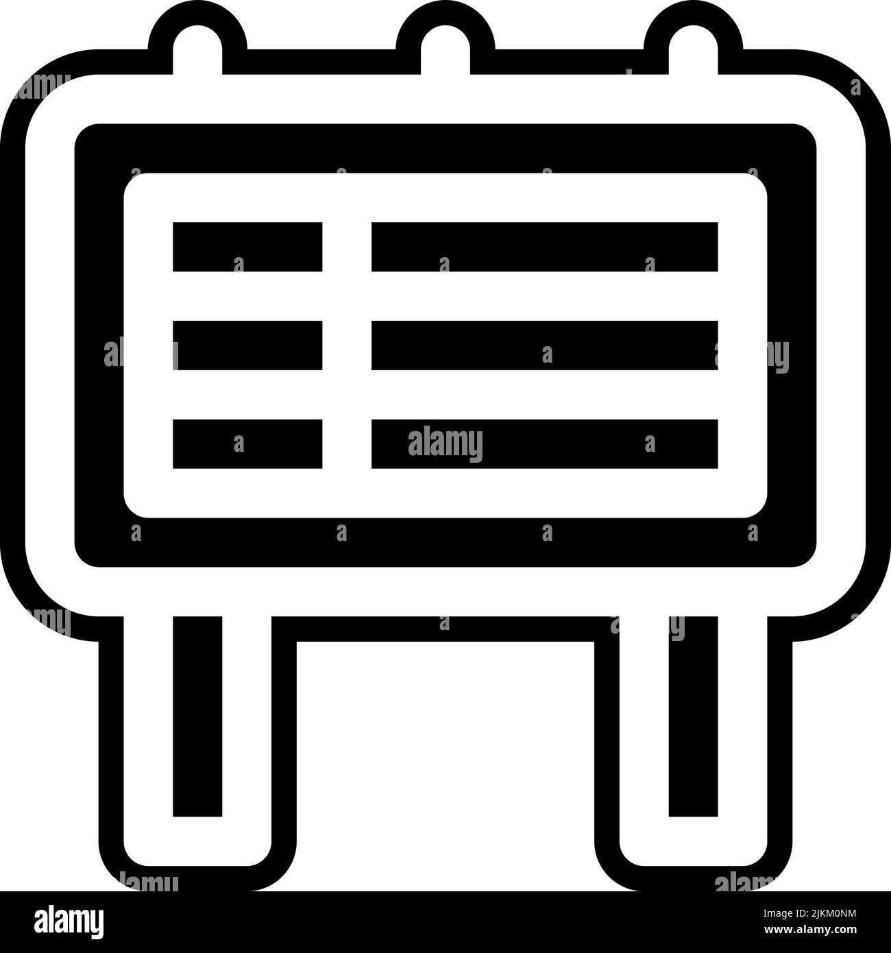 scoreboard icon black vector illustration Stock Vector Image & Art - Alamy