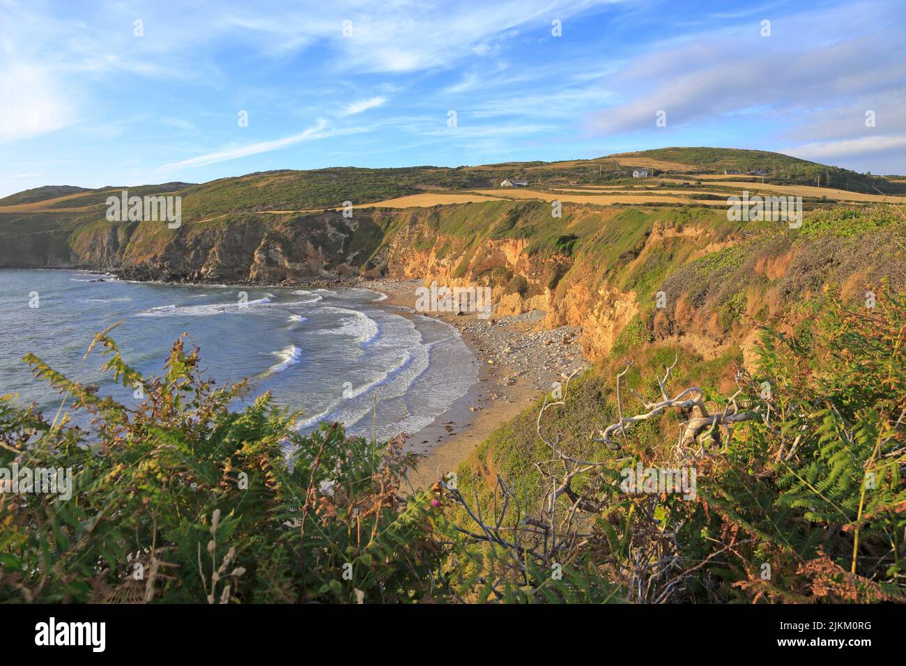 Church Bay, Porth Swtan from the Anglesey Coastal Path and Wales Coast ...