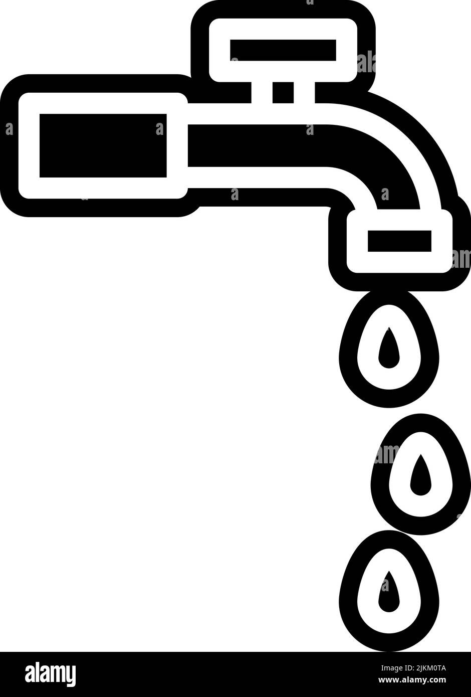 Old tap drip cutout Stock Vector Images - Alamy