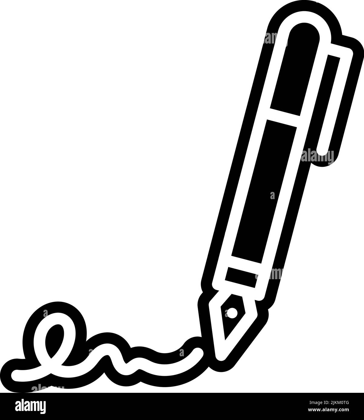 signature icon black vector illustration Stock Vector Image & Art - Alamy