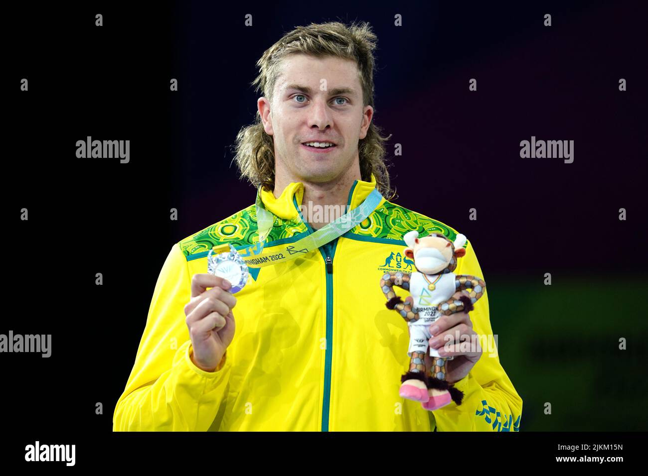 Australia’s Matthew Temple with his joint Silver Medal after the Men’s ...