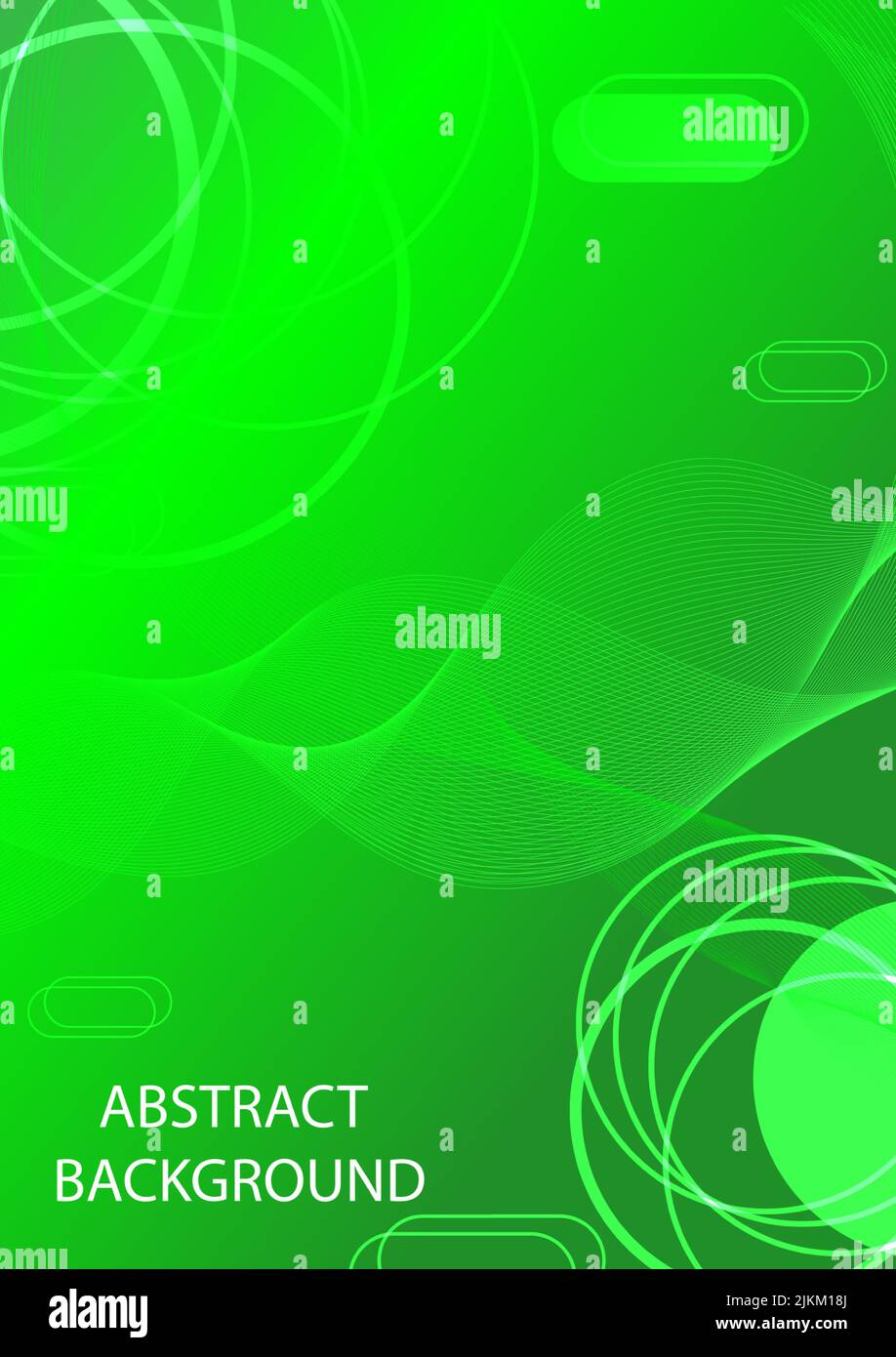 abstract background green color style line curve glow vector ...