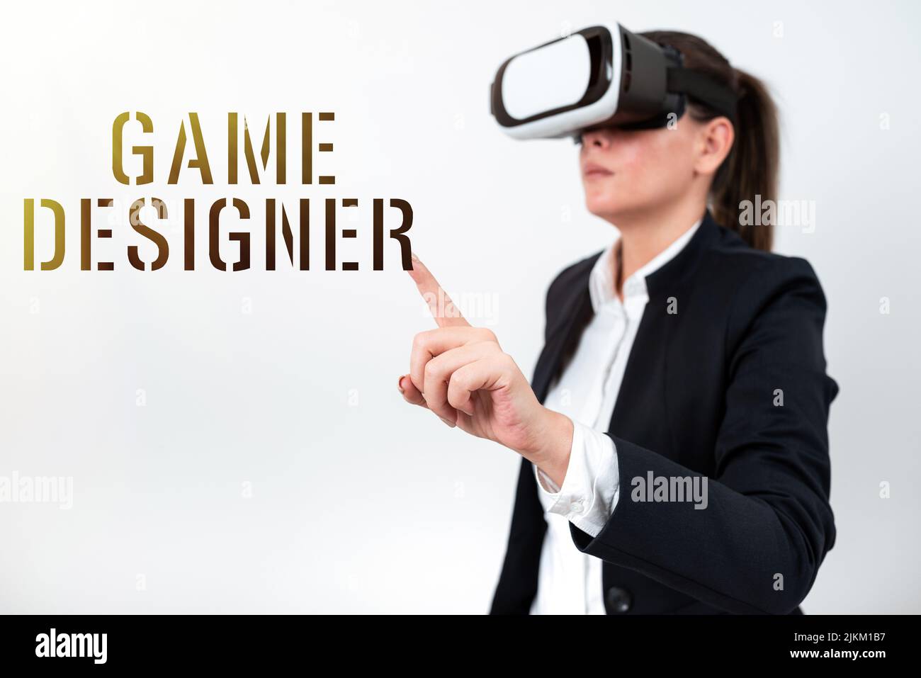 Hand writing sign Game Designer. Internet Concept Campaigner Pixel ...