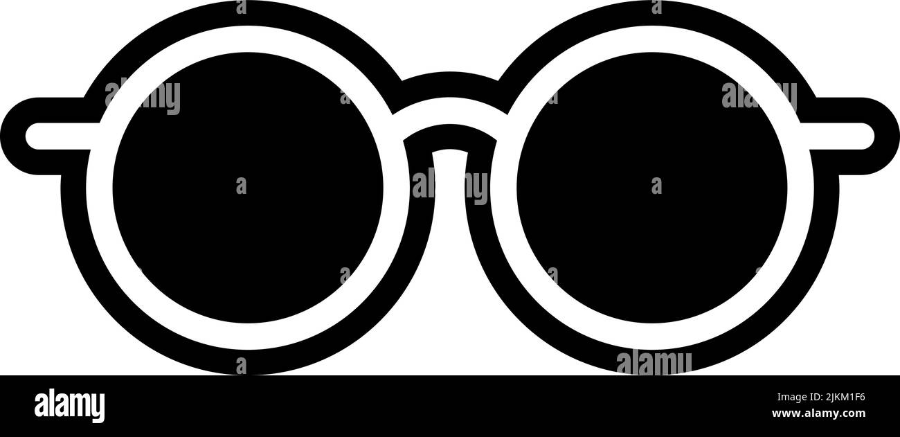 reading glasses icon black vector illustration Stock Vector Image & Art ...