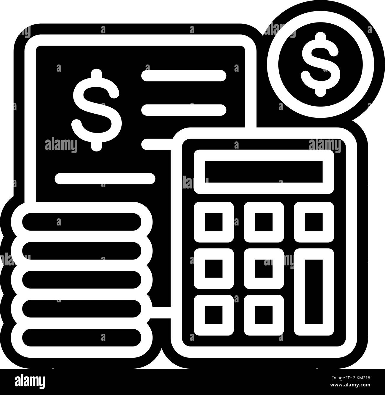 budget icon black vector illustration Stock Vector Image & Art - Alamy